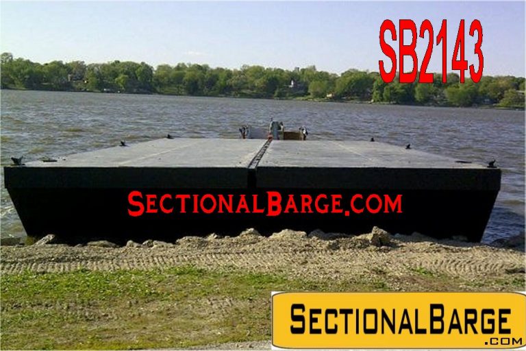 SB2143 - 48' x 24' x 4' SECTIONAL SPUD BARGE