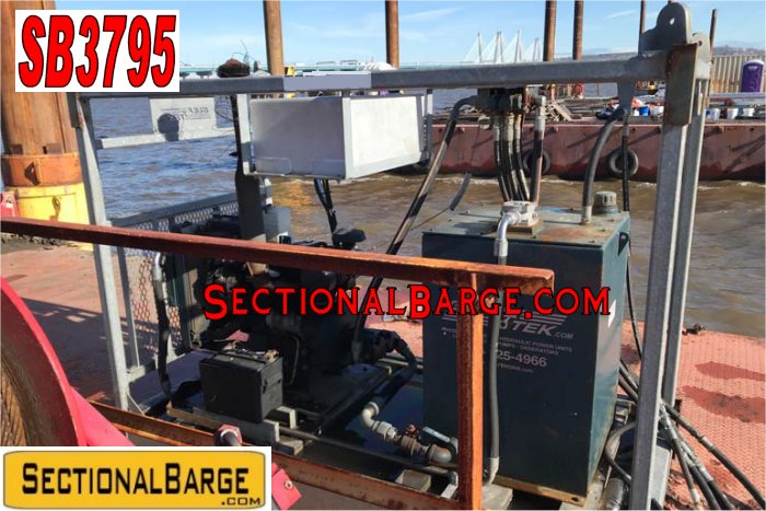 SB3795 – 120′ x 30′ x 7′ FLEXIFLOAT® SECTIONAL BARGE - Sectional Barges