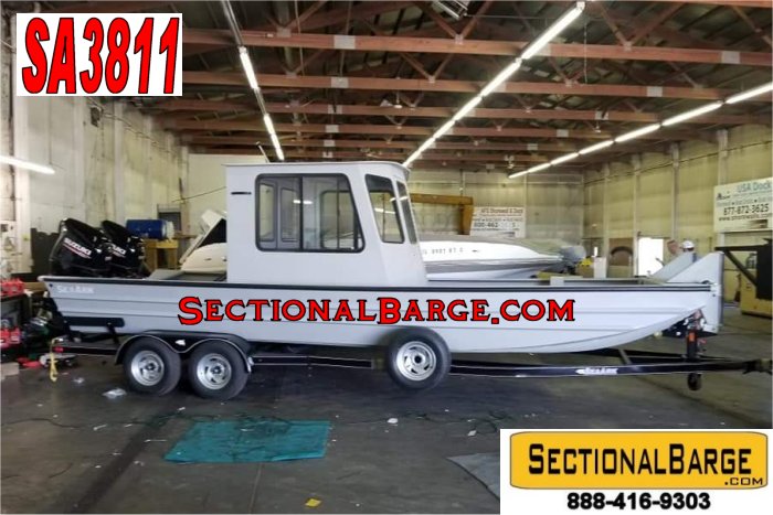 SA3811 - 230 HP SeaArk 2472 WORKHORSE - Sectional Barges
