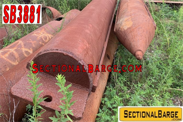SB3881 - USED 7′ SHUGART SECTIONAL BARGE PACKAGE - Sectional Barges