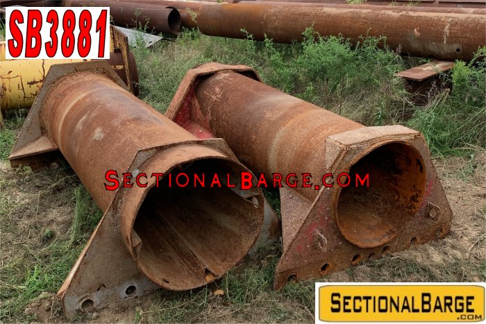 SB3881 - USED 7′ SHUGART SECTIONAL BARGE PACKAGE - Sectional Barges